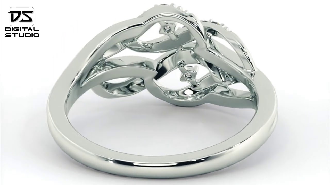 Platinum Ring 3D Animation - YouTube