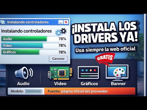 Como Descargar e Instalar Drivers Oficiales de Cualquier PC 🔍 HP, ASUS, Lenovo, MSI, Acer y Mas ✅
