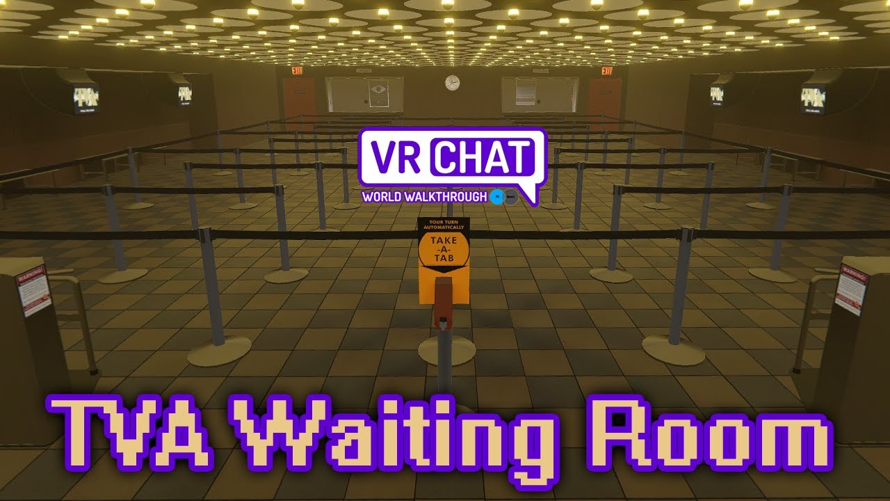 TVA Waiting Room - VRChat World Walkthrough - YouTube