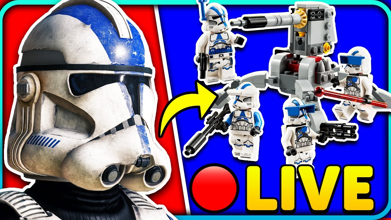 NEW Lego Star Wars Battlefront 2 Clone Battle Pack Build 🔴 LIVE - YouTube