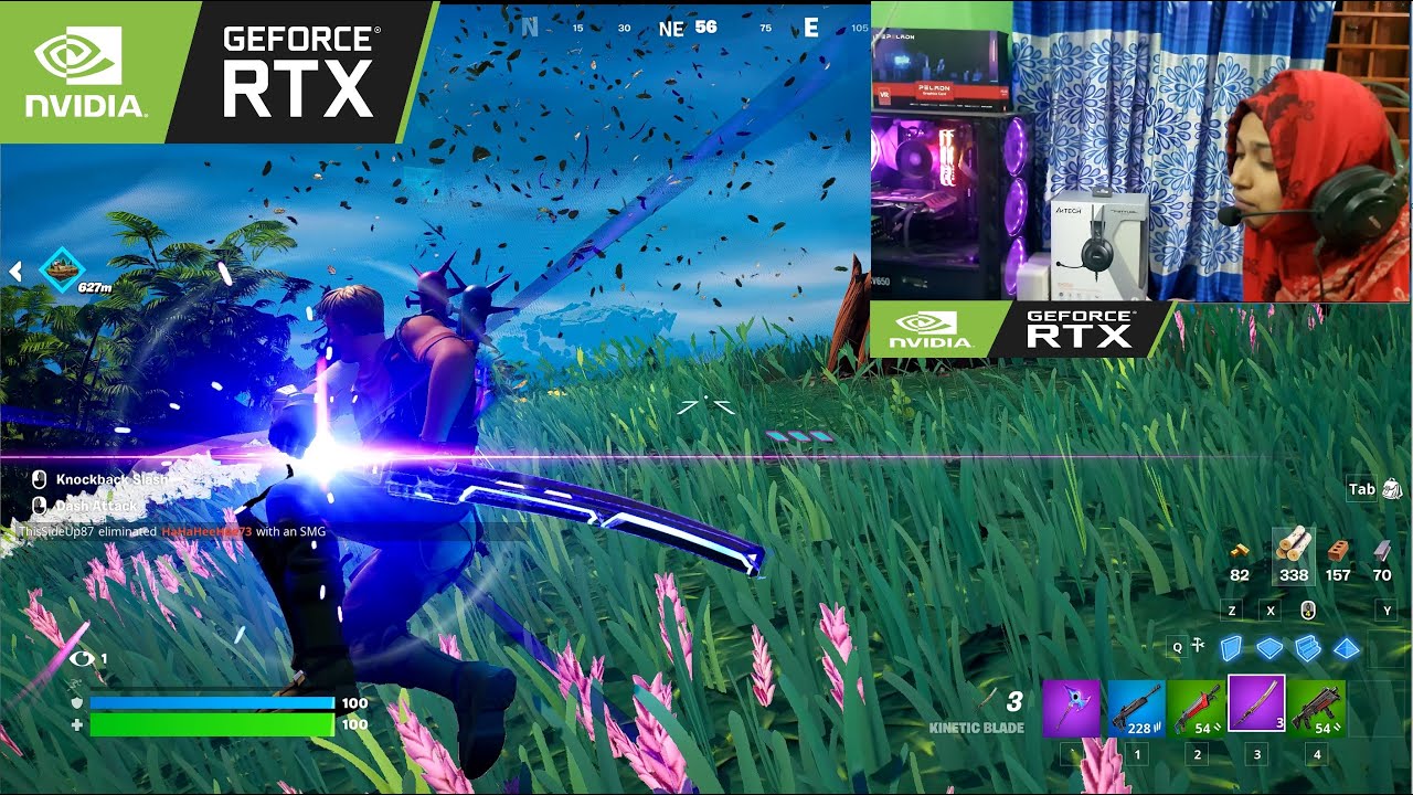 FORTNITE 4k gaming high fps game - YouTube