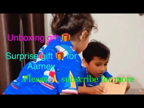Unboxing gift 🎁 Vlog || surprise gift for Aarney || gift Vlog - YouTube