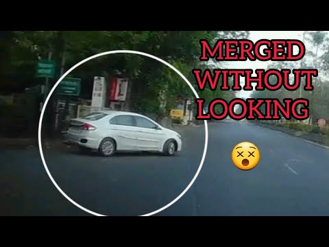 Sudden merge in street / Swerving from lane to lane | Indian roads ...