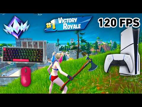 Fortnite Unreal Ranked Reload On PS5 Slim | Keyboard & Mouse Gameplay | 120 FPS | 4K