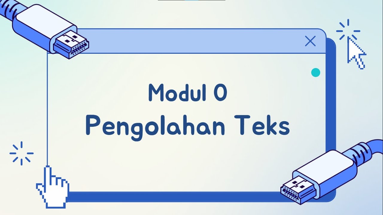 Modul 0 | Pengolahan Teks pada Python - YouTube