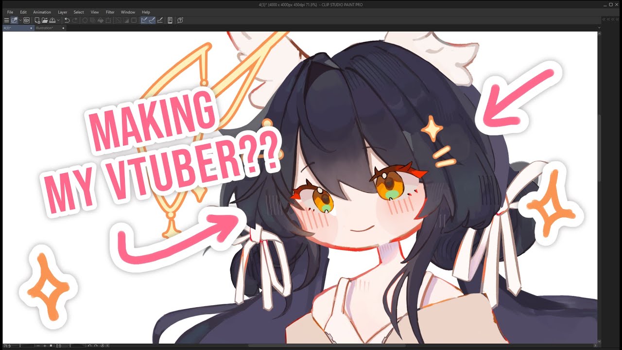 Making my vtuber ! [ PART 1: Separating layers ] - YouTube
