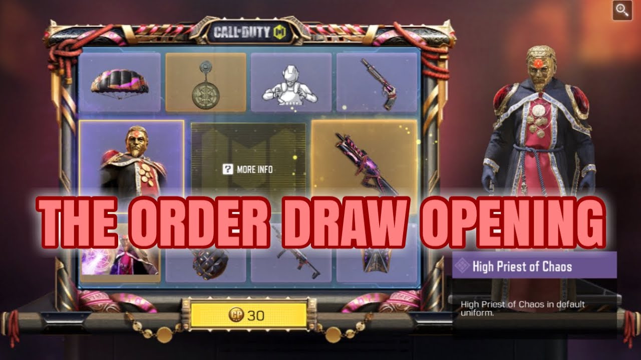 THE ORDER DRAW OPENING! HIGH PRIEST OF CHAOS + LEGENDARY BIZON - COD ...