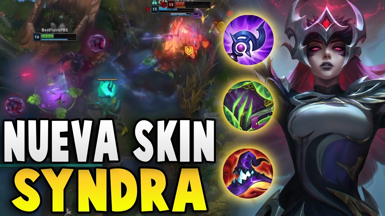 🔥¡LA NUEVA SKIN de SYNDRA AQUELARRE y SU PODER DESCOMUNAL EN LATE ES ...