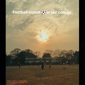 Football match in our college ⚽🦶⚽ll interbranch competition.. # ...