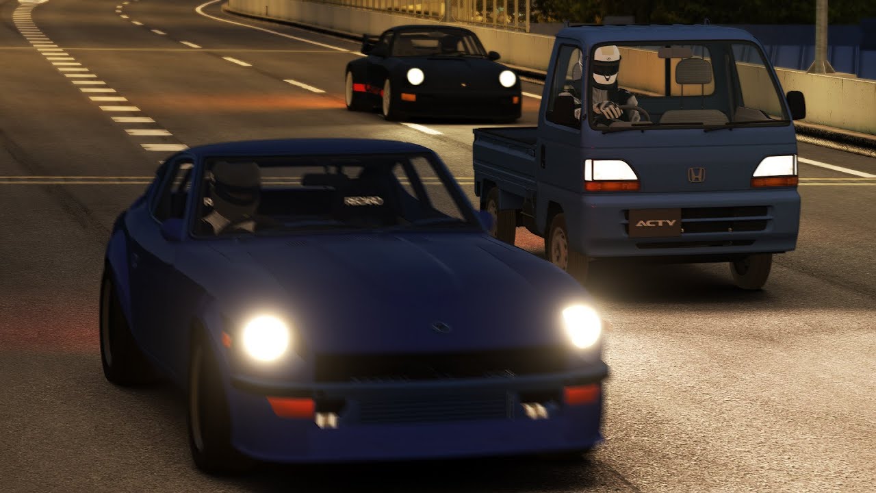 Shuto Expressway Street Racing w/ S30 - Assetto Corsa - YouTube