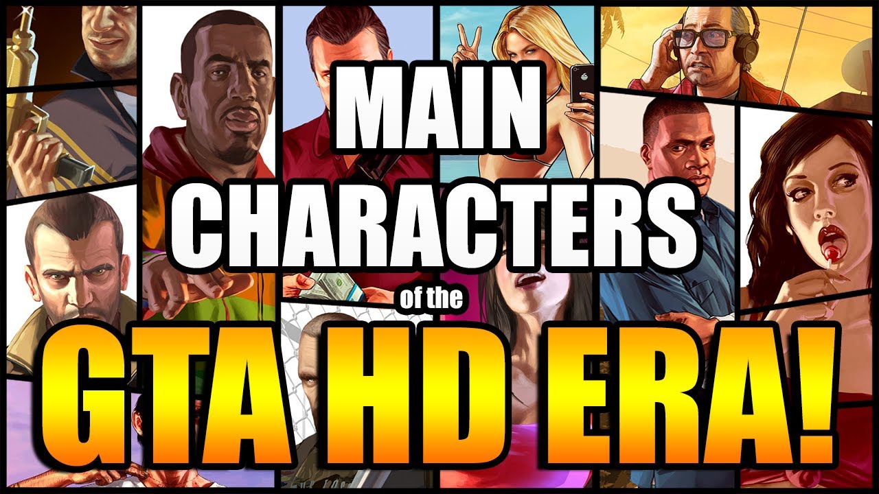 TOP 5 - "BEST MAIN CHARACTERS" Of The Grand Theft Auto HD Era! (GTA ...