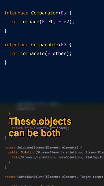 What is the difference between Comparator and Comparable? - Cracking the Java Coding Interview ...