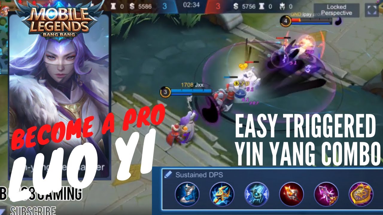LUO YI BEST EMBLEM AND BUILD | MOBILE LEGENDS - YouTube