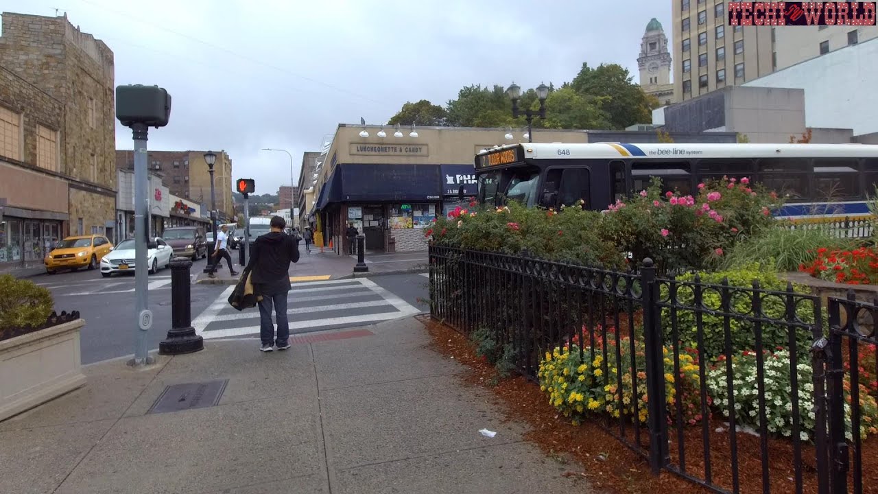 Walking South Broadway, Yonkers to Getty Square, Westchester, NYS ...