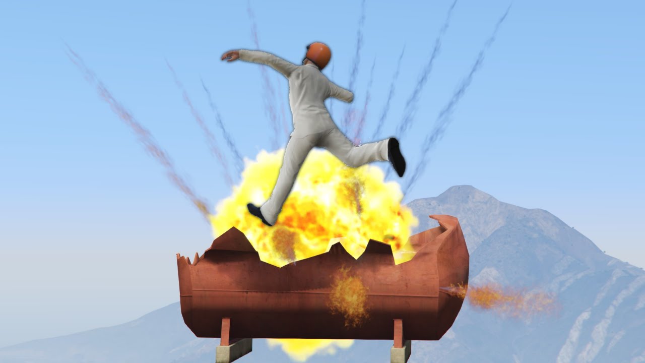 HILARIOUS EXPLOSIVE REACTION! (GTA 5 Funny Moments) - YouTube