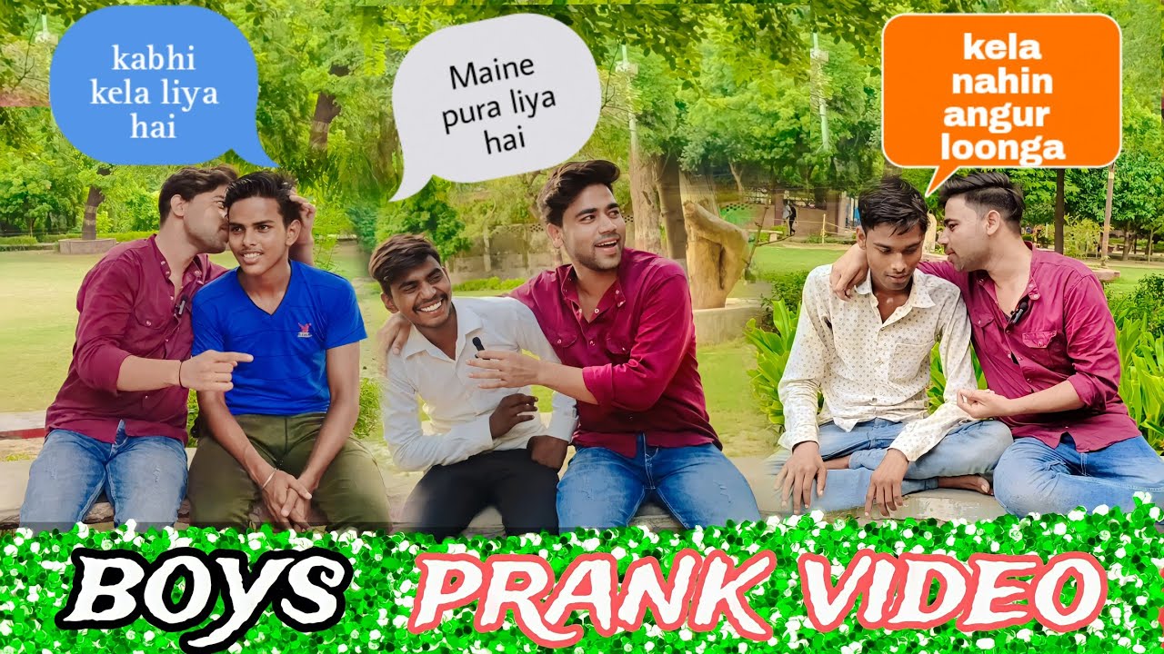 kela khane se jyada Lene mein maja aata Hai boys prank video vip Faizal vlogs - YouTube