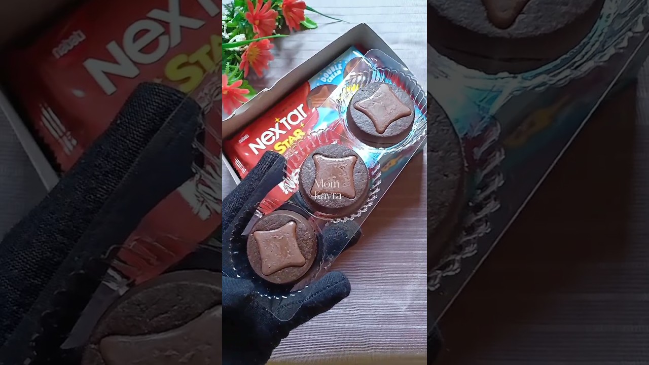 Nextar Star Coklat, 1 Box isi 10 Pcs dan 1 Pcs isi 3 Biskuit@Momkayra # ...