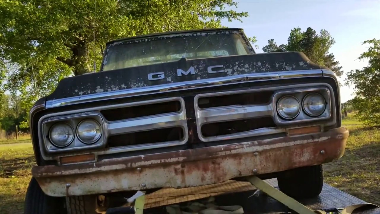 Brought the 1972 GMC Super Cheyenne home - YouTube