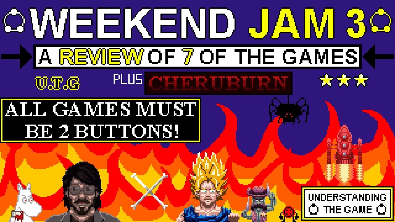 Gdevelop Weekend Jam 3 Game Jam review plus a look at CHERUBURN - YouTube