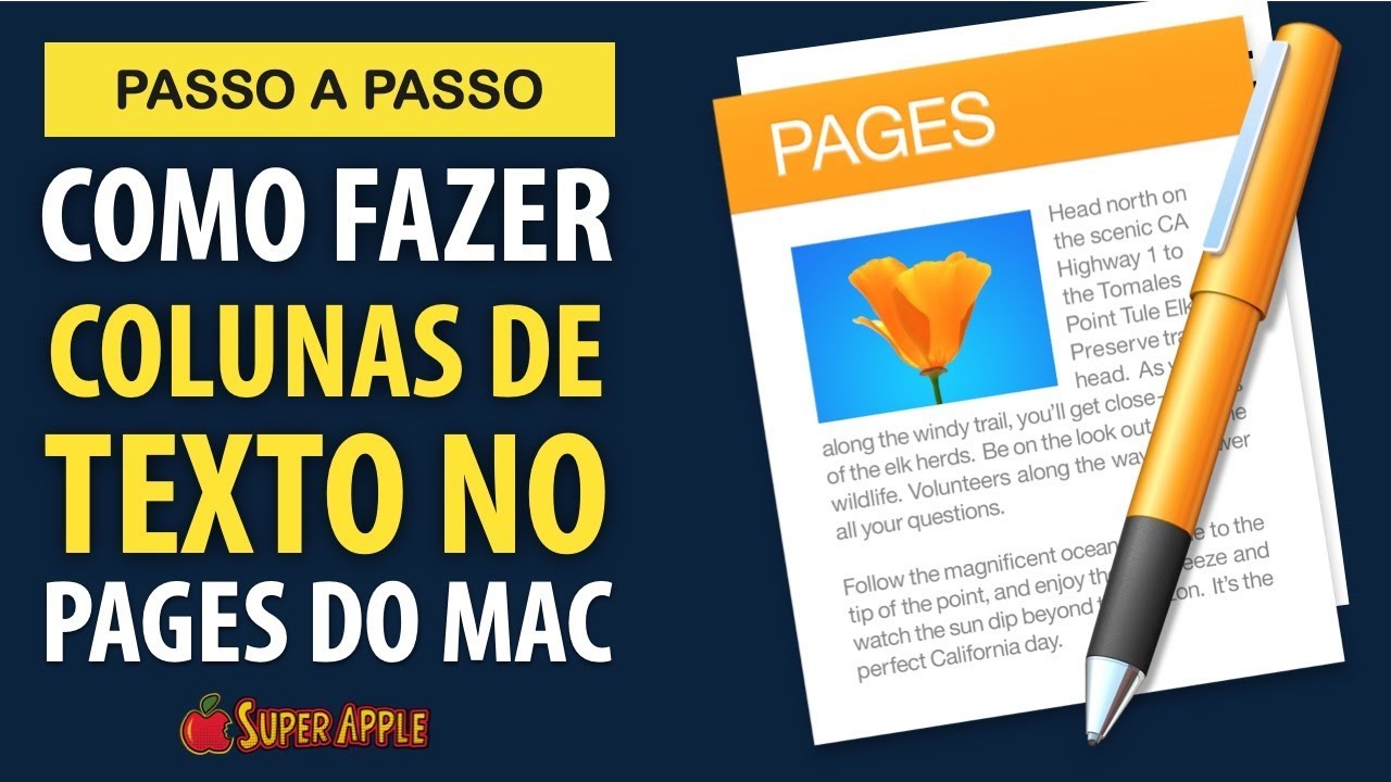 Como Fazer Colunas de Texto no Pages do Mac - Guia Prático - YouTube