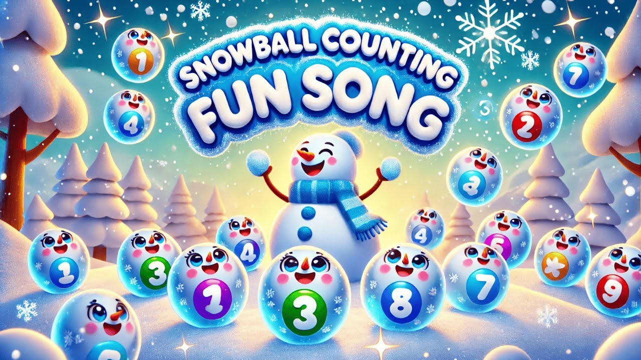 Snowball Counting Fun Song | Counting Song in English for Kid's - YouTube
