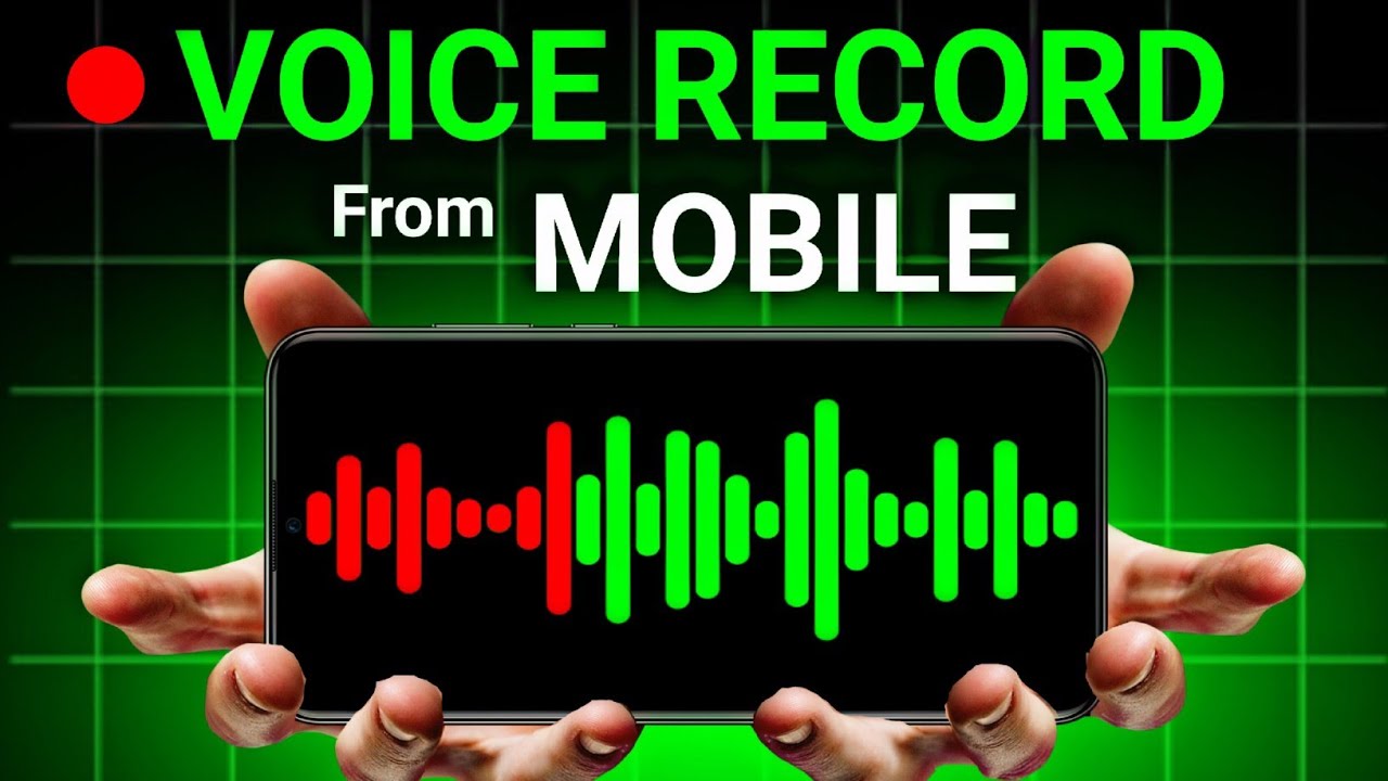 PROFESSIONAL VOICE RECORDING IN MOBILE (for YouTube Video's) - YouTube