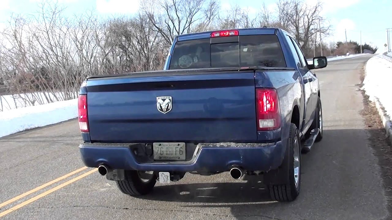 2010 Dodge Ram HEMI Mufflex Exhaust - YouTube