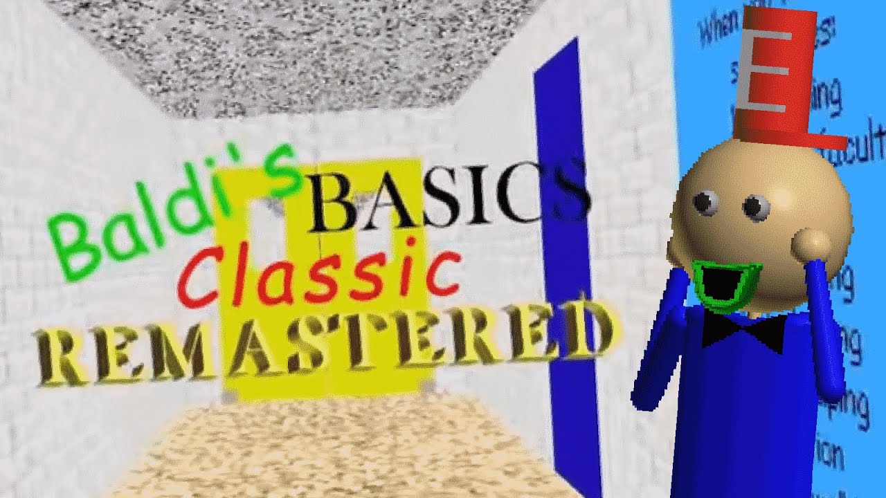 Baldi's Basics Classic Remastered Trailer Reaction!!! - YouTube