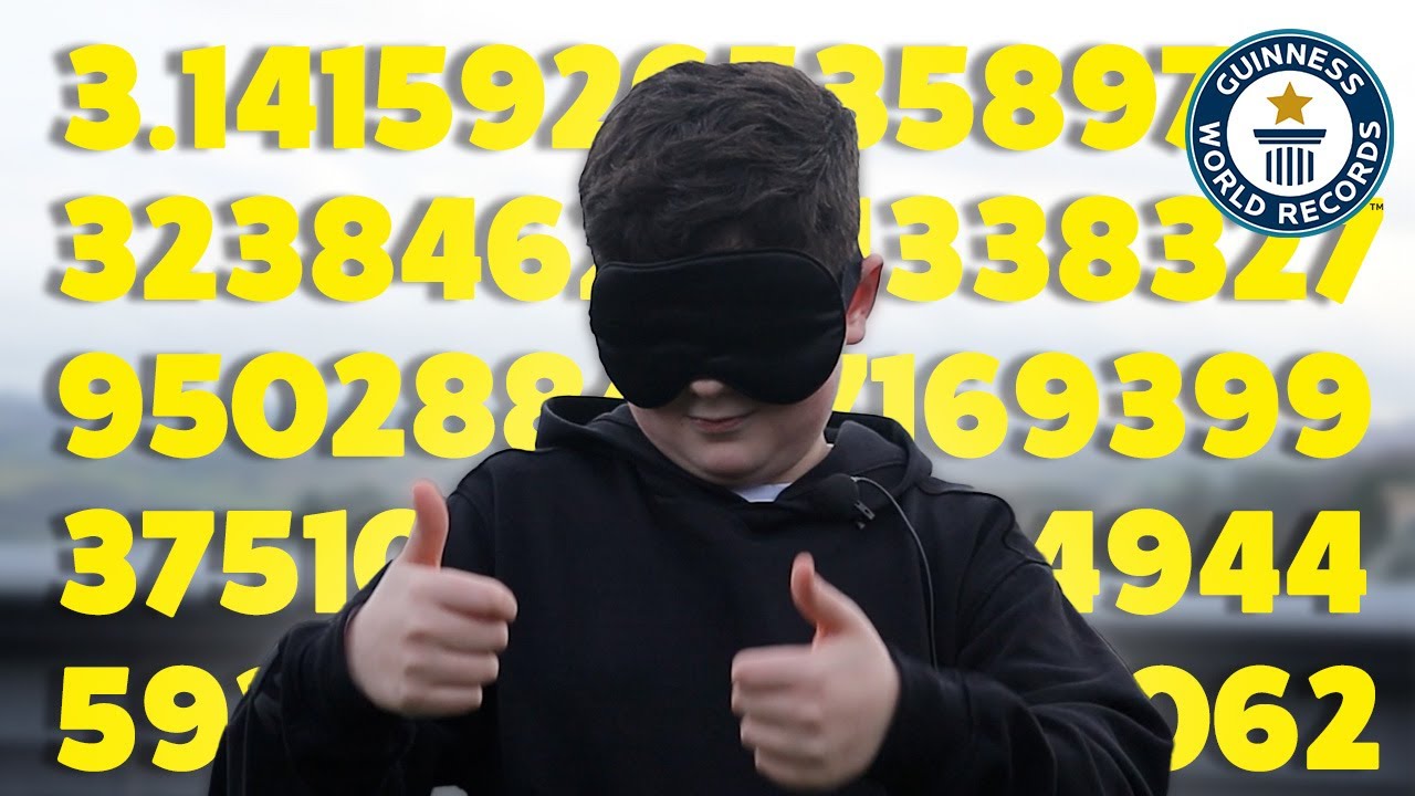 Genius Kid Breaks Pi π Recall Record - Guinness World Records - YouTube