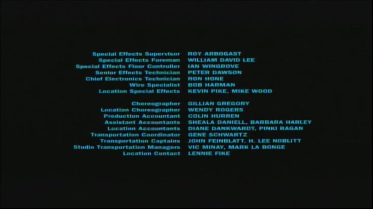 Star Wars: Episode 6 - Return Of The Jedi (1983) End Credits (FX 2024 ...