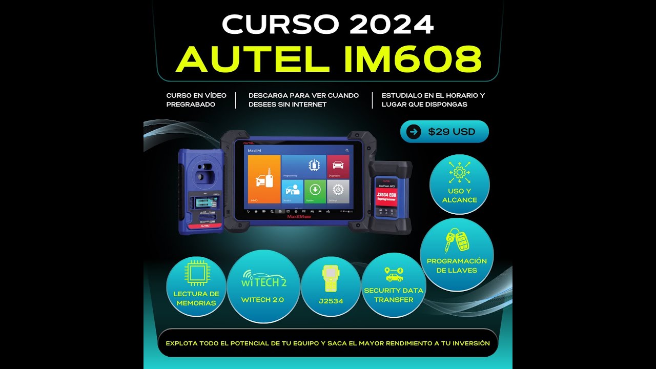 Curso Autel IM608 (Preview) - YouTube