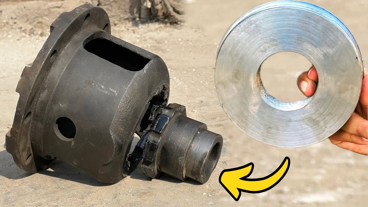 When the Differential Housing Broke, The Mechanic did the Best Repair ...