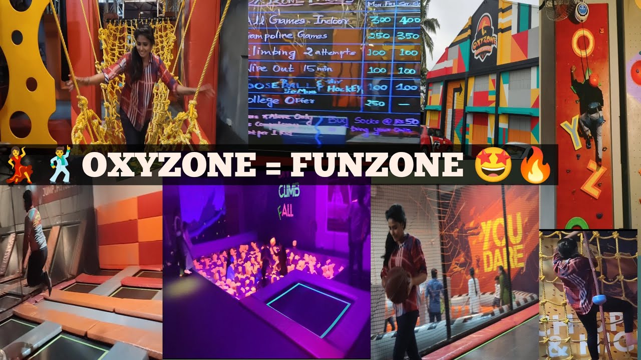OXYZONE🥳 Adventure Park in Coimbatore 😍 Best place to have Fun💃🕺 - YouTube