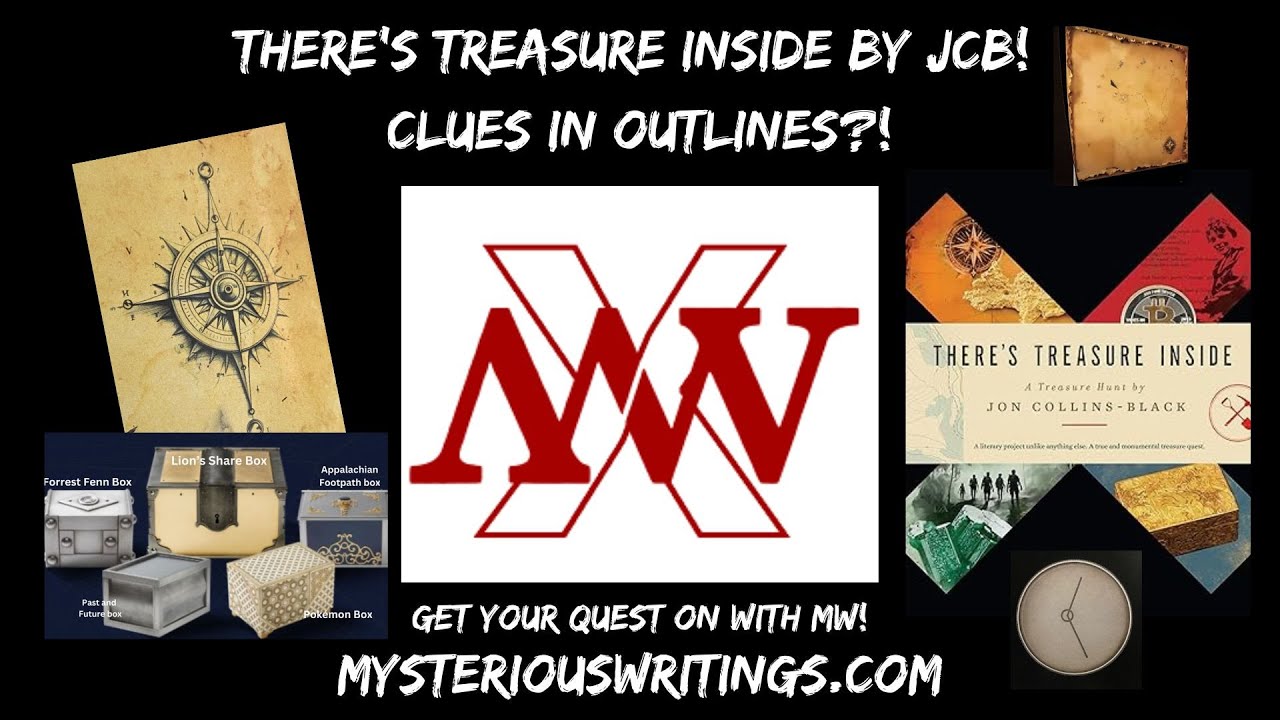 Outline Clues in There's Treasure Inside by Jon Collins-Black # ...