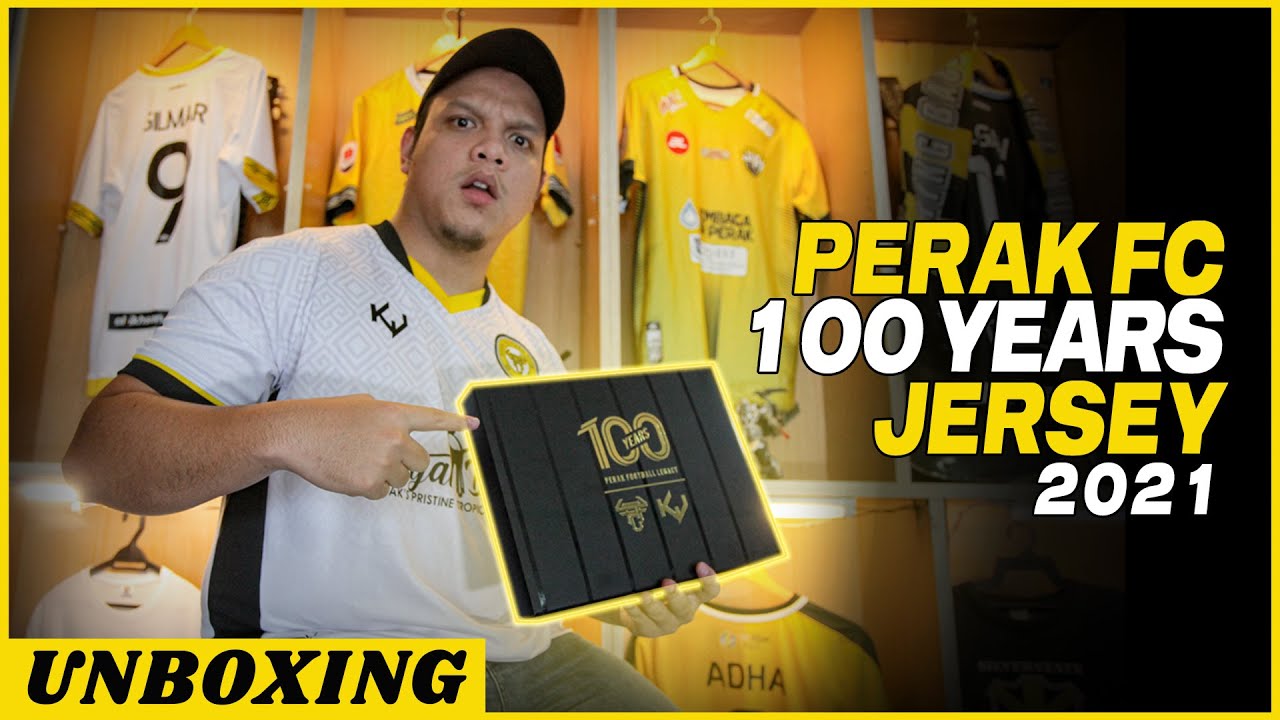 Unboxing Perak FC 100 Years Jersey 2021 - YouTube