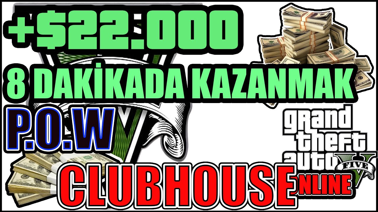 ClubHouse Görevleri P.O.W - GTA 5 Online ClubHouse - GTA 5 Online Kolay ...