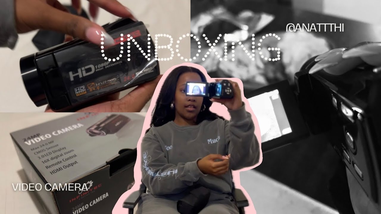 Video Camera Unboxing📹 • Camcorder, Telefunken Infinitec Video Camera, Vintage Photography ...