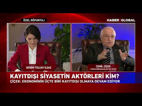 Cemil Çiçek: Ekonominin Üçte Biri Kayıt Dışı Olmaya Devam Ediyor!