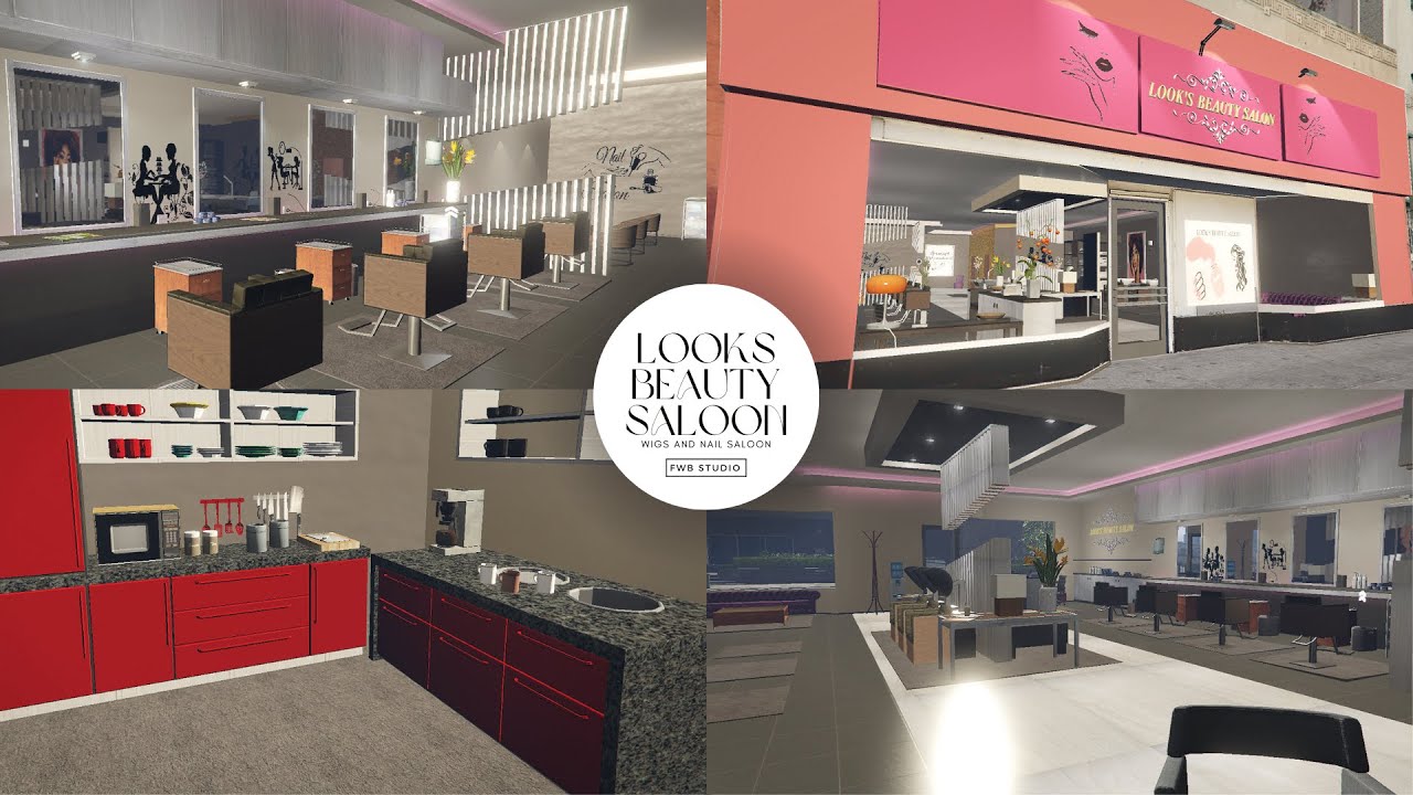 Looks Beauty Saloon Fivem Mlo by FWB Studio - YouTube