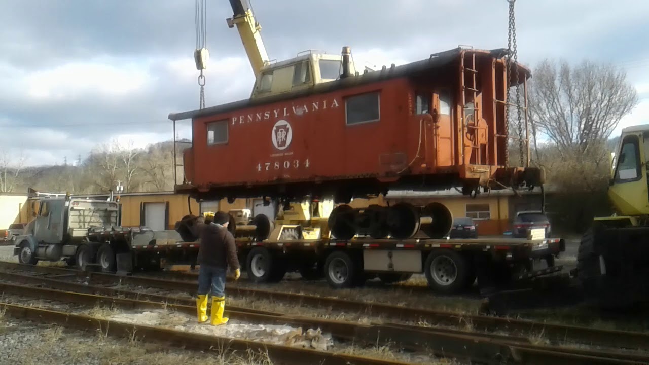 PRR N8 Cabin Car Move...Part 1 - YouTube