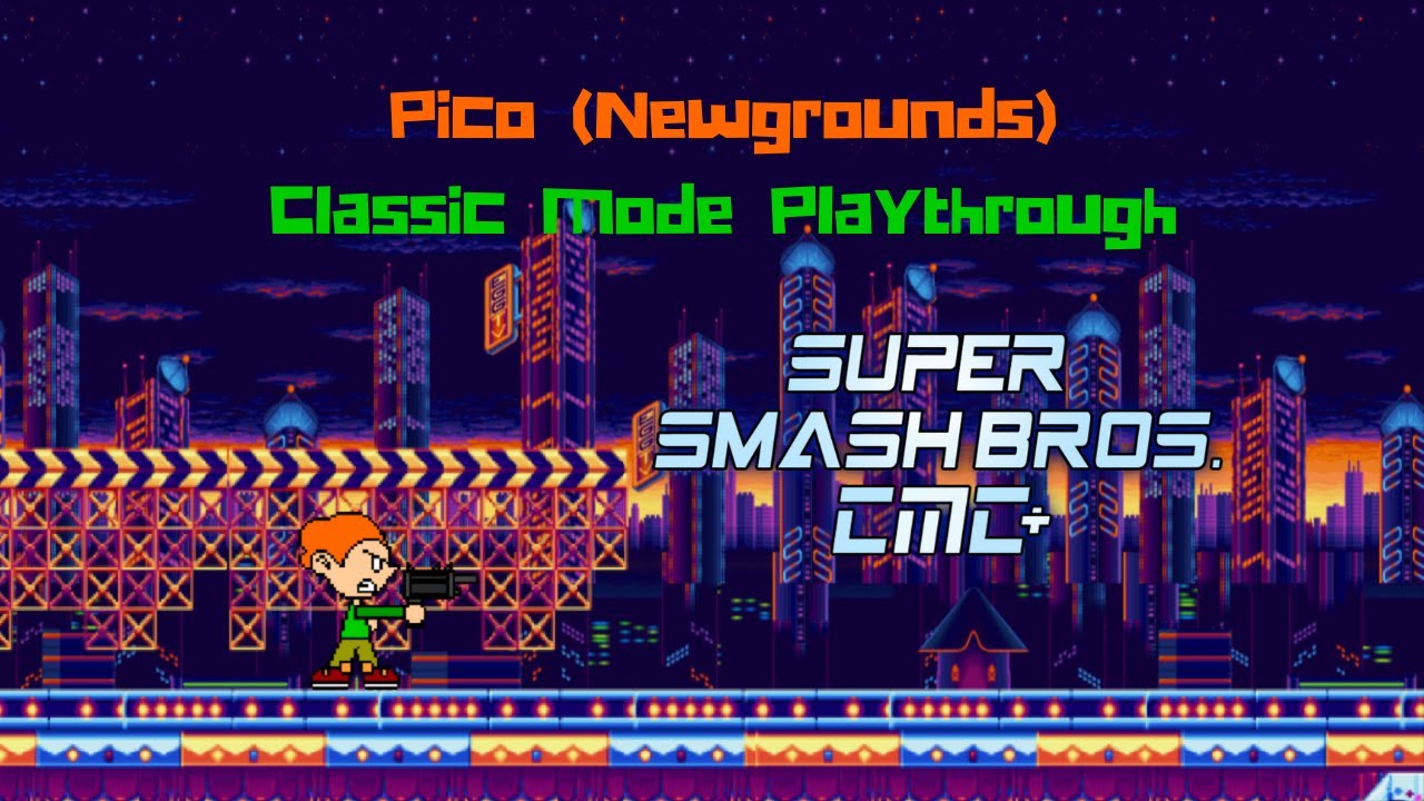 Super Smash Bros. Crusade CMC+ V8 - Pico (Newgrounds) Classic Mode ...