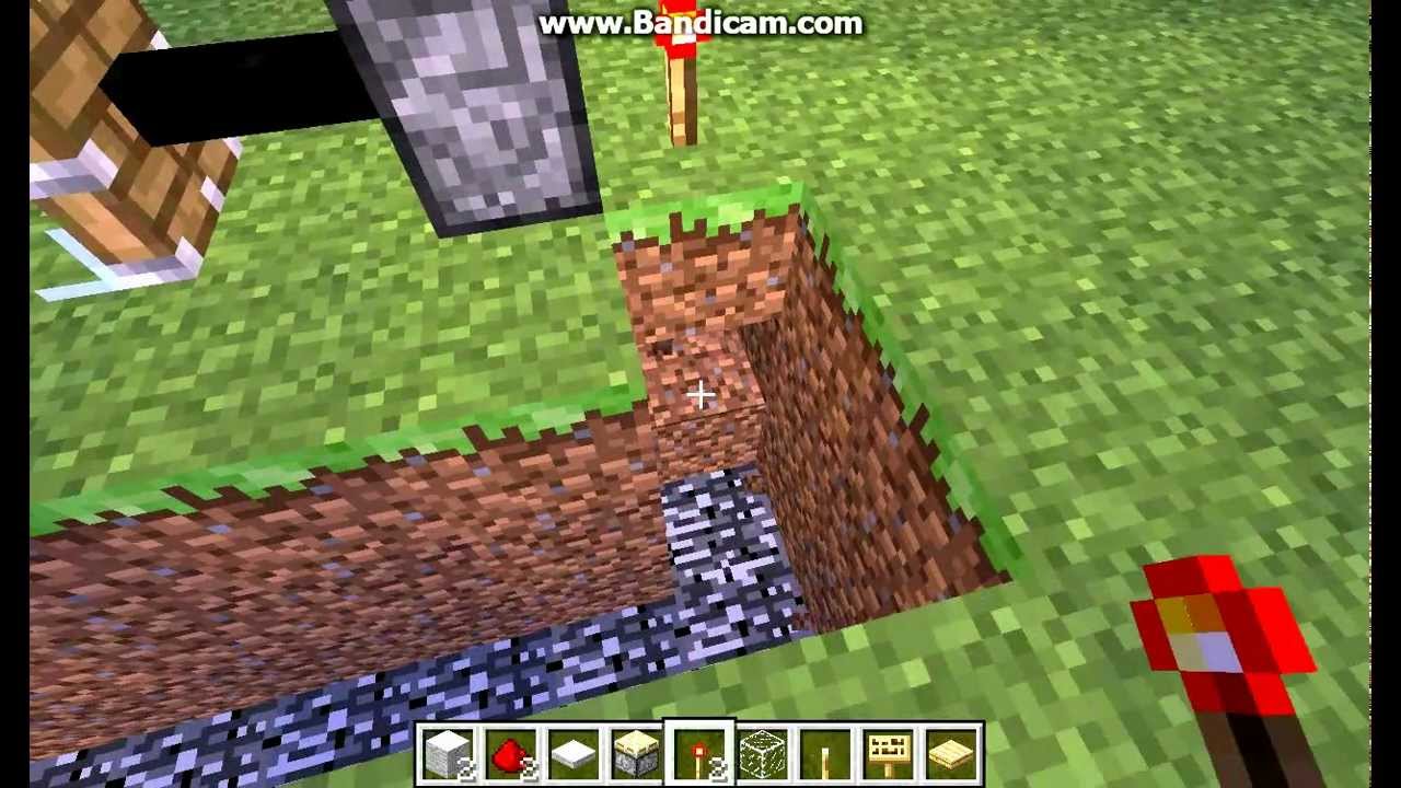minecraft redstone tutorial no.2 Sliding Doors - YouTube