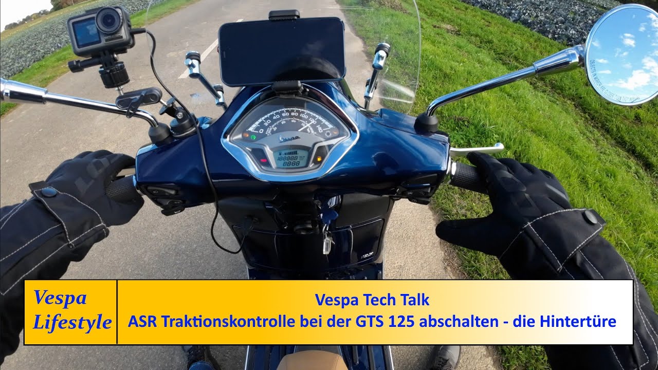 Vespa Tech Talk: ASR Traktionskontrolle bei der Vespa GTS 125 ...
