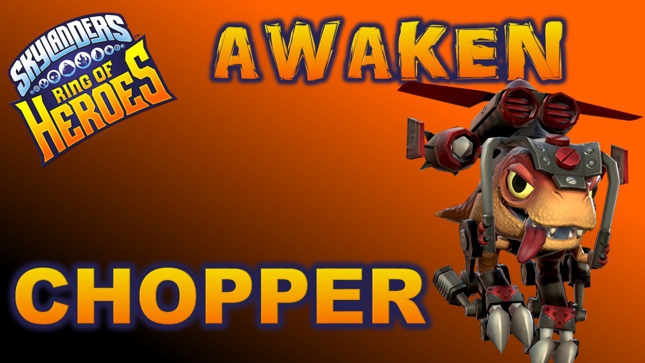 CHOPPER - Character AWAKEN & Showcase | Skylanders Ring Of Heroes - YouTube