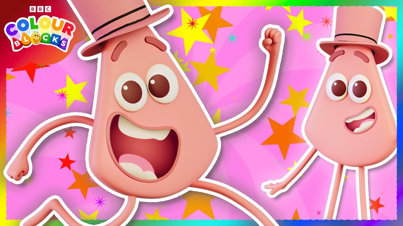 Every time PINK appeared! | Kids Learn Colours | Colourblocks - YouTube