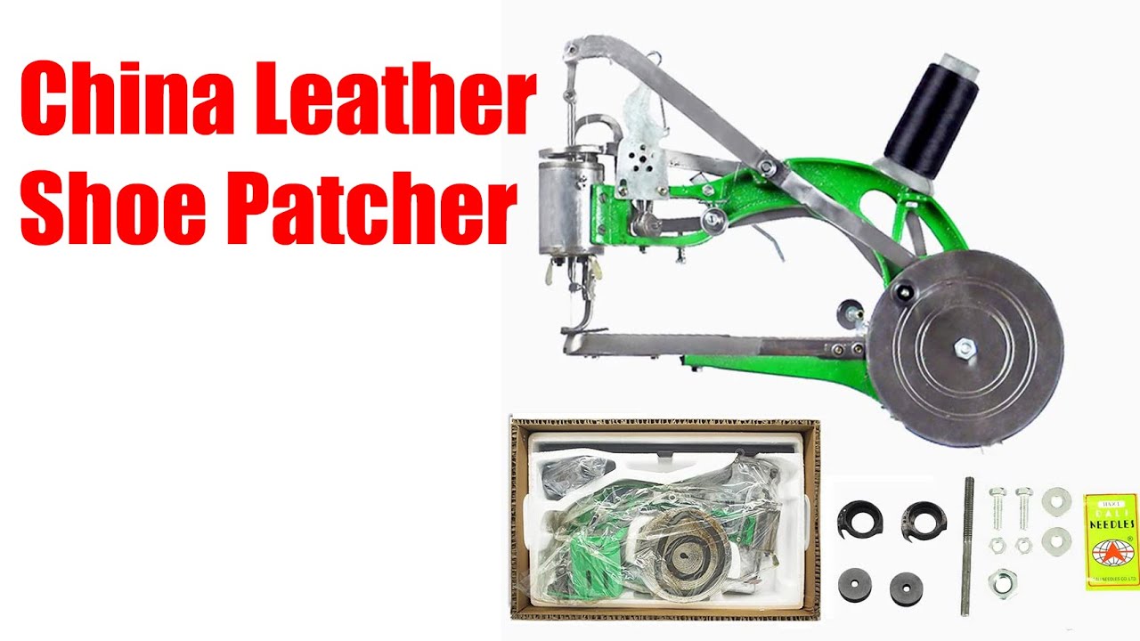 China Leather Shoe Patcher v2 - YouTube