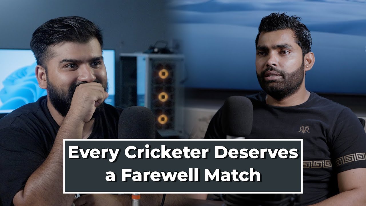 Every Cricketer Deserves a Farewell Match - YouTube