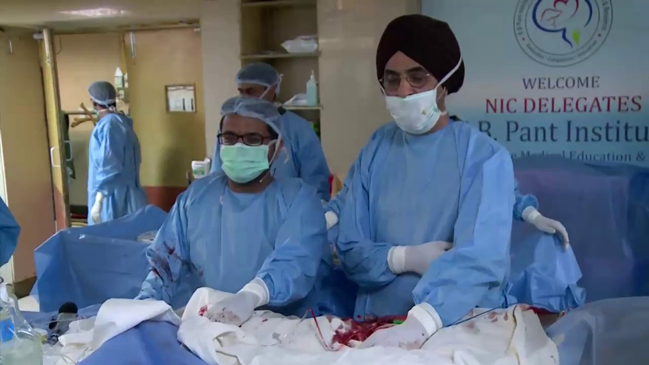 India Live 2017 Dr Balbir Singh & Dr Sanjeev Kathuria, GB Pant Hospital ...