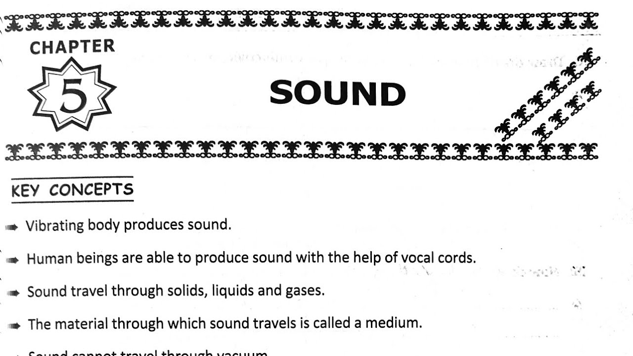 Class 8th/Physical Science/Chapter-5 Sound/Question & Answers/Telangana ...