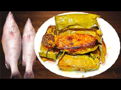 Vetki Macher Paturi | Vetki Macher Recipe Bengali | Vetki Macher Recipe ...